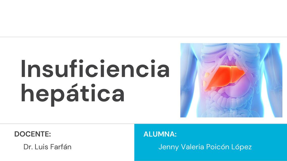 Insuficiencia hepática | JENNY VALERIA | uDocz