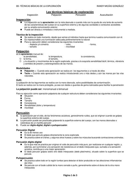 00 TÉCNICAS BÁSICAS DE EXPLORACIÓN | William Pastrana | uDocz