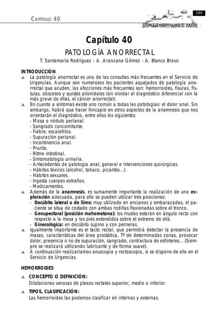 Patología anorrectal | Agustin | uDocz
