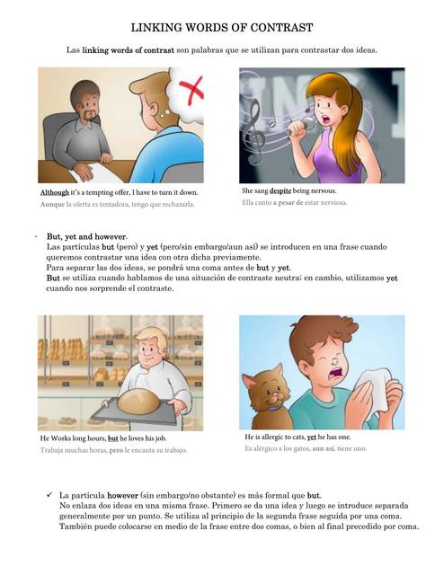 LINKING WORDS OF CONTRAST | Ivana Goye | uDocz