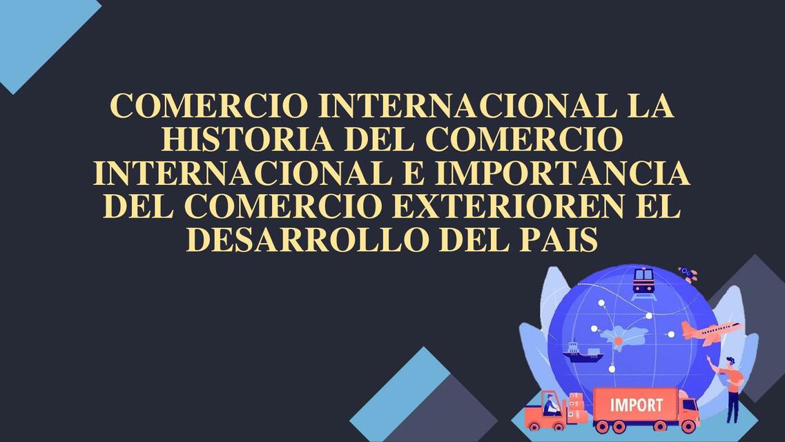 Flashcards de La historia del comercio internacional | Por INDUX | uDocz
