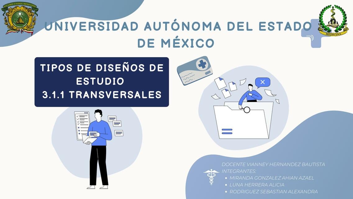 Tipos de estudios transversales | Alicia Luna Herrera | uDocz