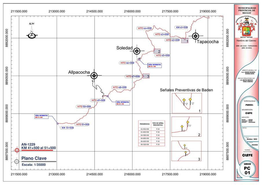 PLANO CLAVE AN 10 004 KM | Edison Jerson Ramirez Toledo | uDocz
