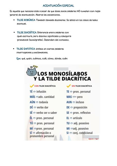 Acentuación especial | LKevin Vargas | uDocz