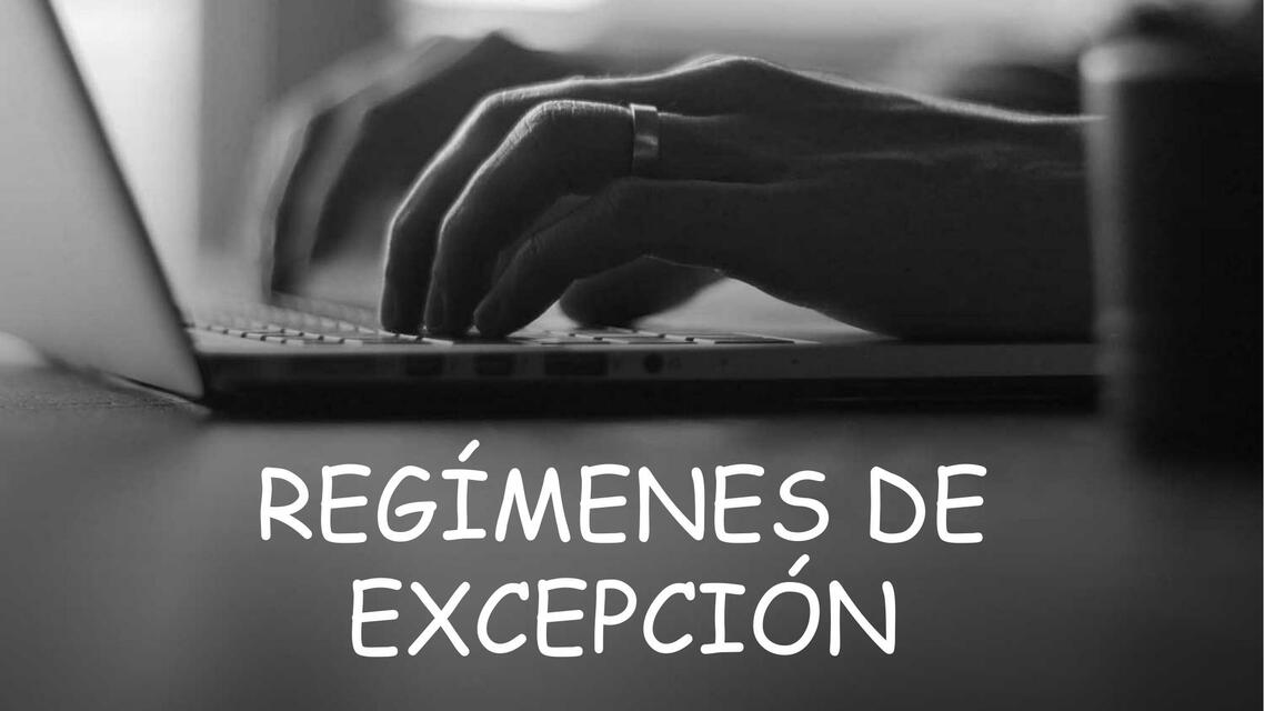 RÉGIMEN DE EXCEPCIÓN - PODER JUDICIAL | Aldair Preciado | uDocz
