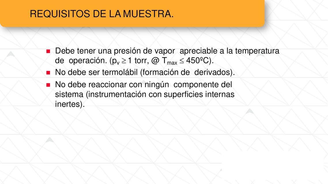 Cromatografía Gaseosa: Elución 12-6 | samsstudy | uDocz