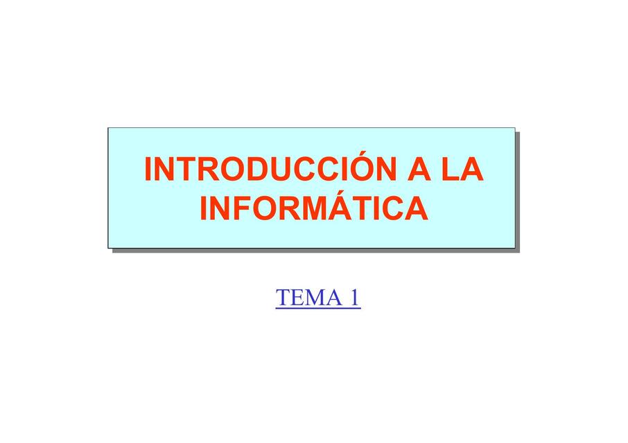 Introducción a la informática | Diana Carvajal | uDocz