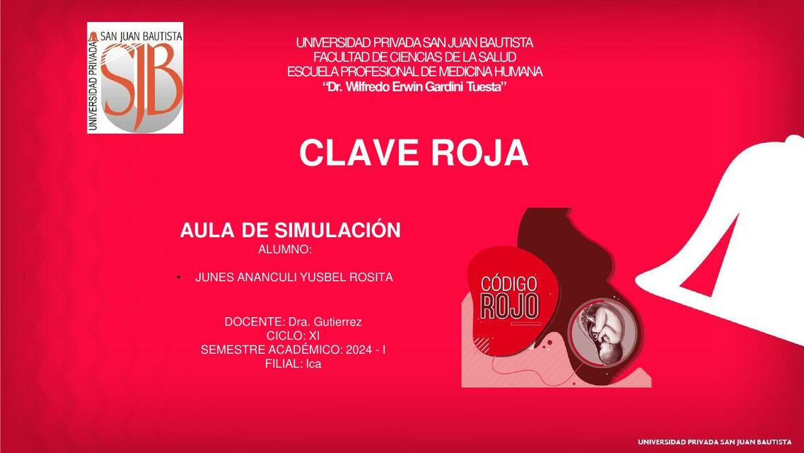 CLAVE ROJA | Mafer Elias | uDocz