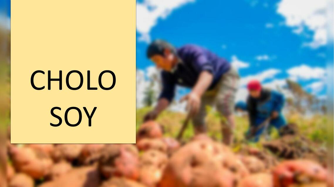 CHOLO SOY | ALONSO MARCO JIMENEZ ARANDA | uDocz