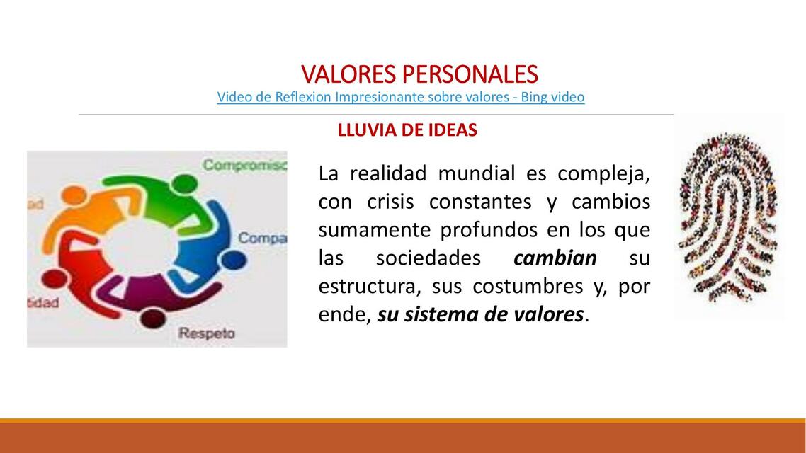 Desarrollo personal | Valores | Apuntes Tomatito | uDocz