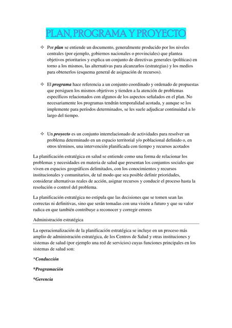 PLAN PROGRAMA Y PROYECTO | Agustina | uDocz