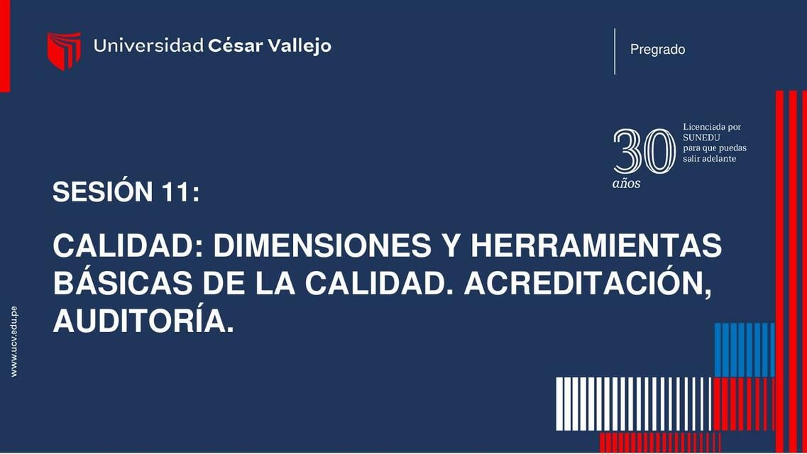 S11|| Calidad , dimensiones y herramientas básicas de la calidad ...