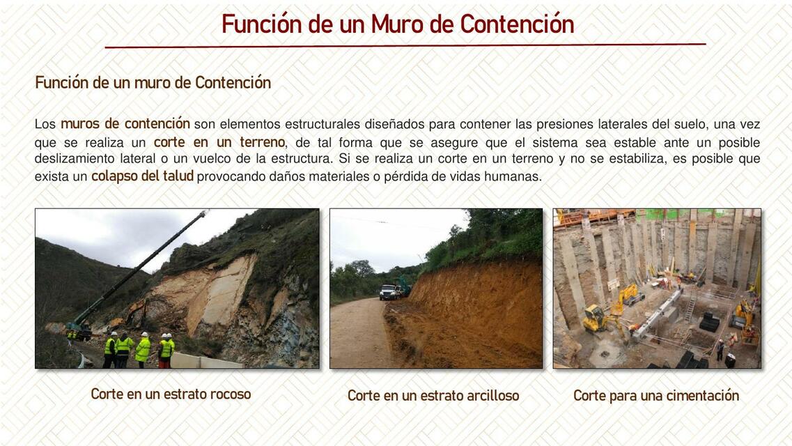 Tipos de muro de contencion | Apuntes de Ingenieria Civil | uDocz