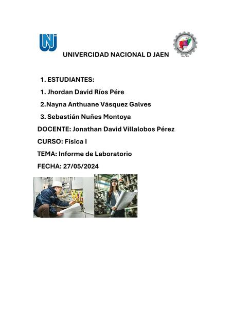 informe de fisica ii | JHORDAN DAVID | uDocz