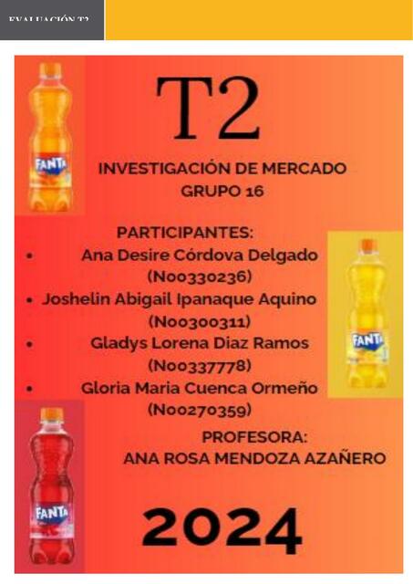 T2 Investigación de mercados Gloria Maria Cuenca | Mar | uDocz
