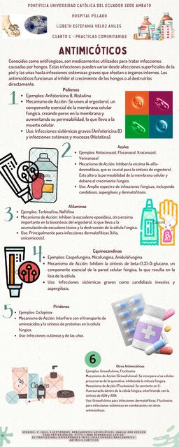 Infografía Sobre los Antifúngicos o Antimicóticos | lizbeth | uDocz