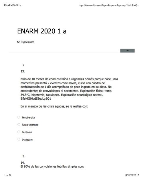 ENARM 1 a | Paolo Manfredi | uDocz