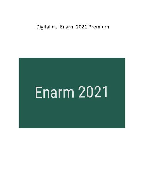 1 enarm 2021 premium banco | Paolo Manfredi | uDocz