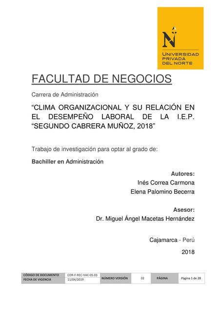 Correa Carmona Inés Palomino Becerra Elena 1 | Jairo | uDocz