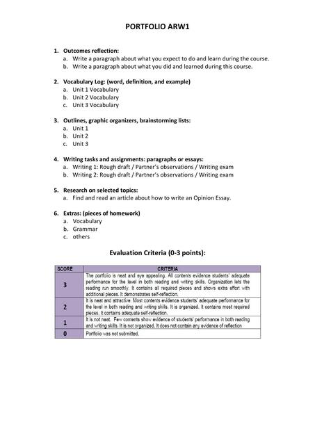 PORTFOLIO ARW1 | Paola | uDocz