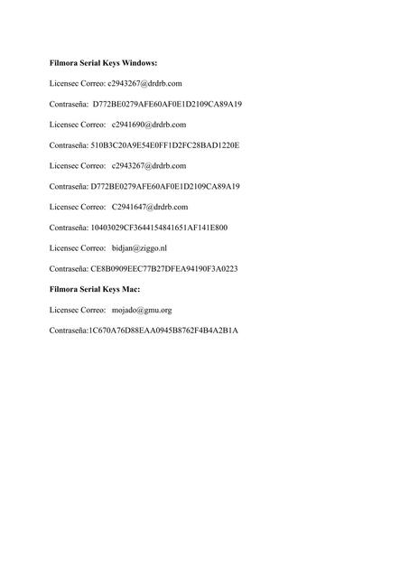 Filmora Serial Keys | uDocz