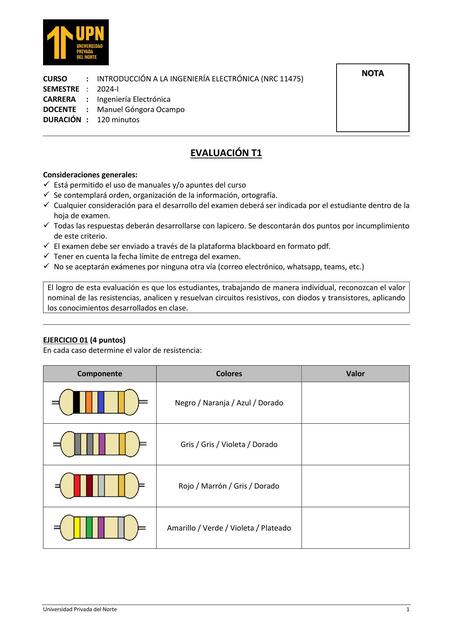 Sem 06 2 Evaluación T1 | Enri | uDocz