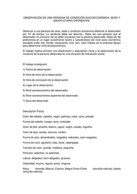 OBSERVACION DE UNA PERSONA | Douglass @dr.douglassjaime | uDocz