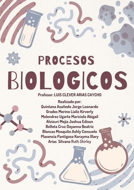 Caratula S2 Procesos biológicos | Lializ | uDocz