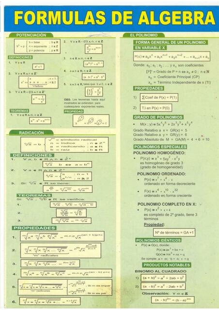 formula algebra | Allyson | uDocz
