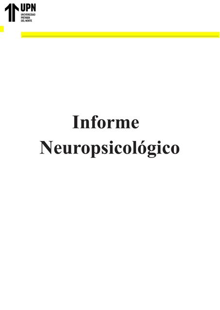 evaluacion neuropsicologica neuropsi 2 1 | Melany asencios | uDocz