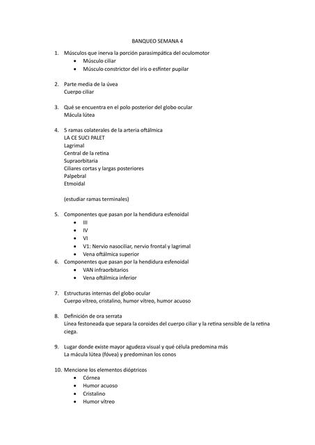 BANQUEO SEMANA 4 | Marino | uDocz