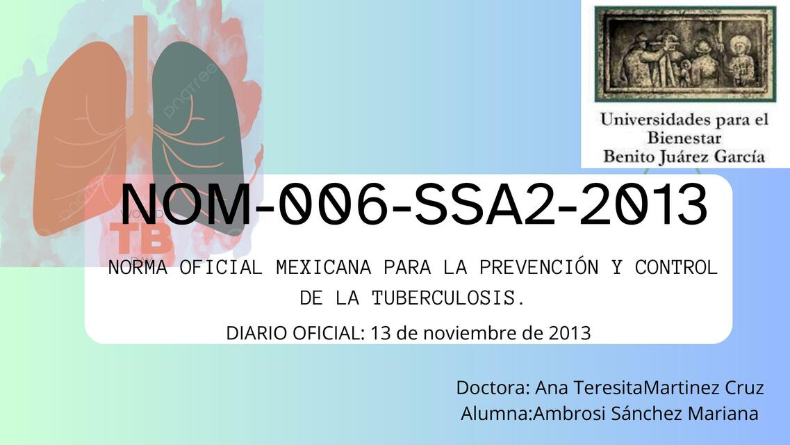 NOM 006 SSA2 3 | Mariana Ambrosi Sánchez | uDocz