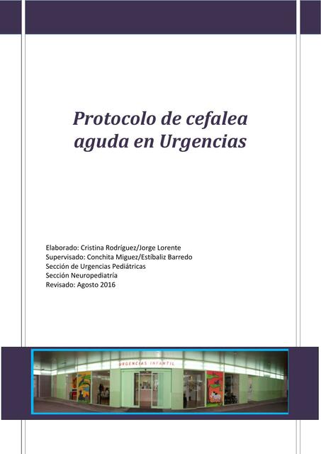 CEFALEA AGUDA pdf | Antonia | uDocz
