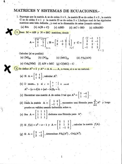Guía de Matrices | Rodrigo | uDocz