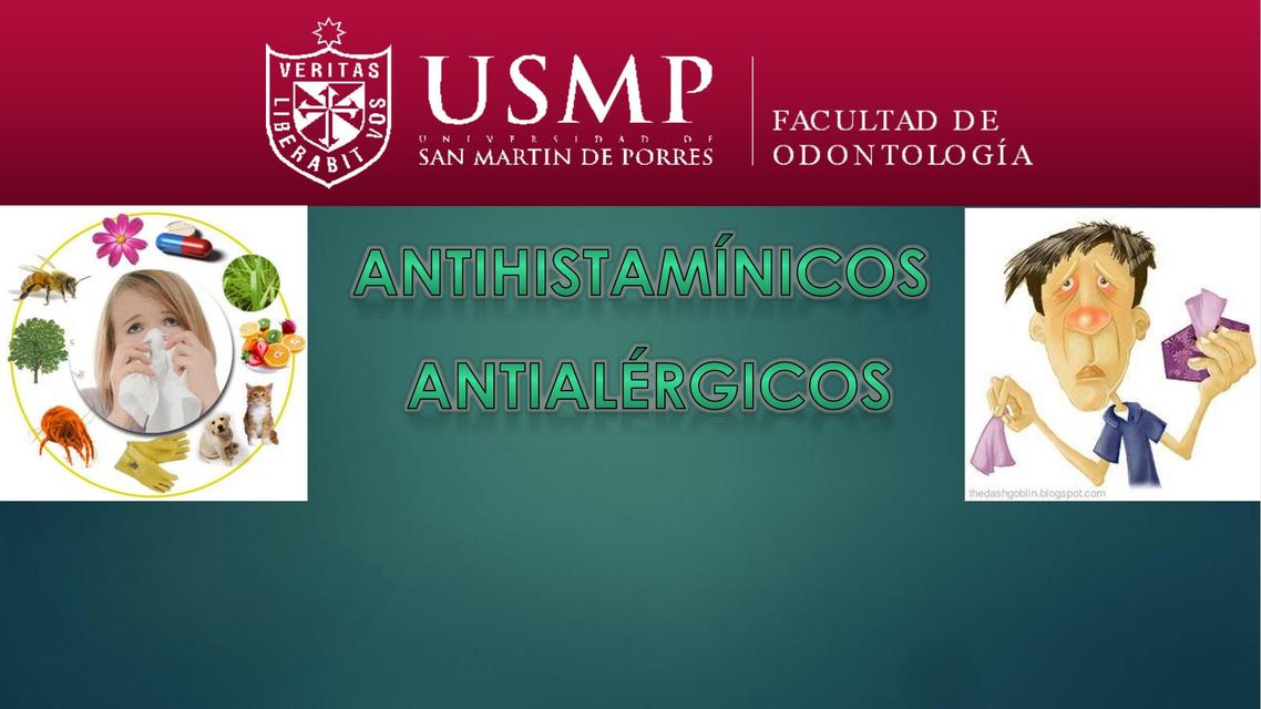 Antihistamínicos antialérgicos en Farmacología | Douglass @dr ...