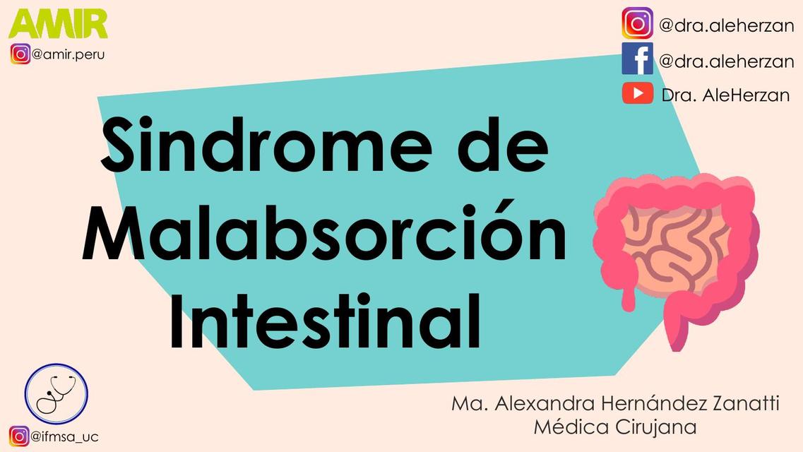 DIGESTION & SINDROME DE MALABSORCION INTESTINAL | Dra Ale Herzan | uDocz