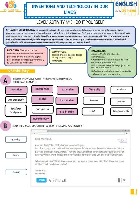Worksheet A1 EdA7 Activity 3 | Ariana saavedra | uDocz