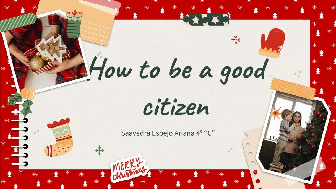 How to be a good citizen | Ariana saavedra | uDocz