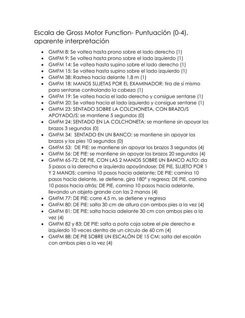 Escala de Gross Motor Function aparente interpreta | Joselyn Vargas ...
