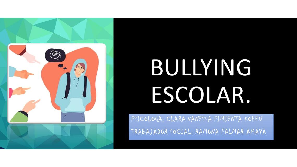 BULLYING ESCOLAR 8B | Jeferson Aldair | uDocz