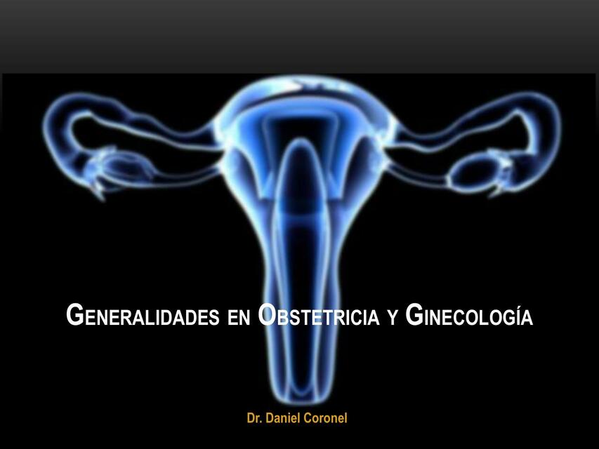 Generalidades en Obstetricia y Ginecología | Elioenays Melendez | uDocz