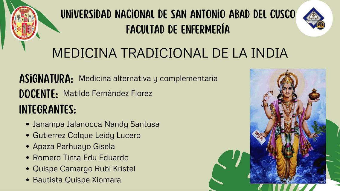 medicina tradicional de la india | Eyner | uDocz