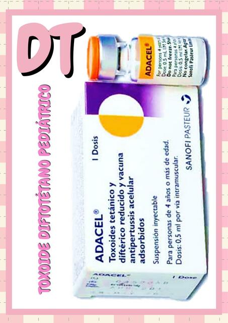 TOXOIDE DIFTOTÉTANO PEDIÁTRICO | MARLEY ROSALIND ELIZAMA VERA BARRETO ...