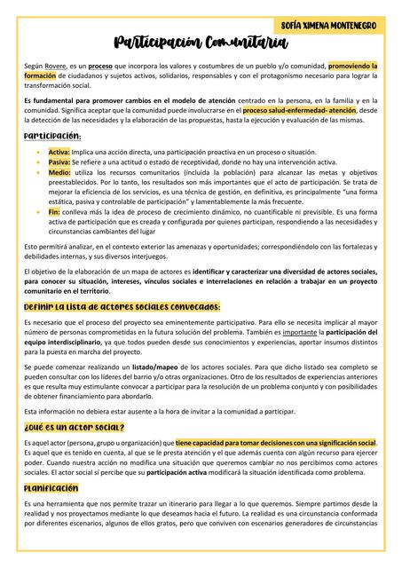 Participacion Comunitaria Sxm Sofia Montenegro Udocz
