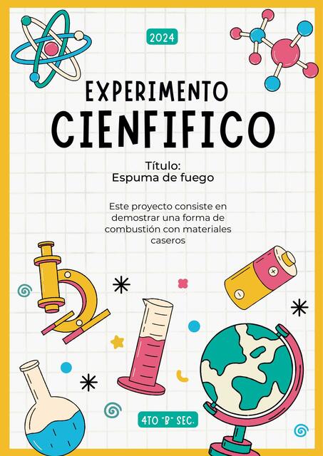 Experimento Cientifico Espuma de Fuego | Isabel | uDocz