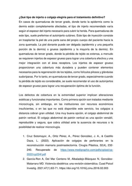 Qué tipo de autoinjerto | Magnita Z Linares B | uDocz