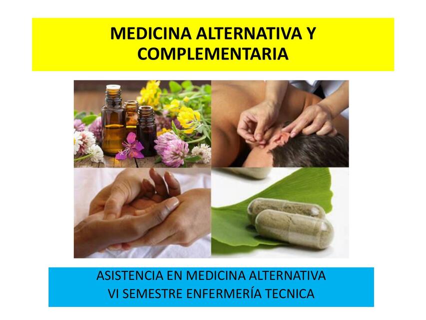 Medicina alternativa y complementaria | Teresa | uDocz