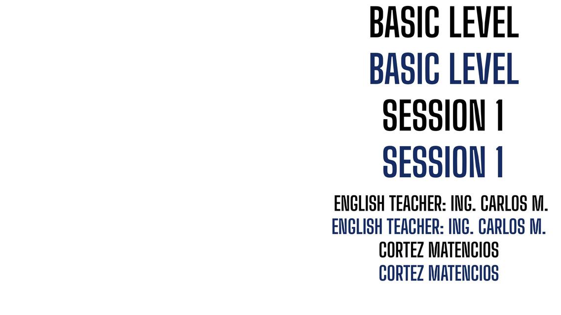 SESSION 1 BASIC LEVEL 1 1 | micorreo2023 | uDocz