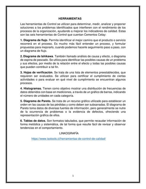 HERRAMIENTAS DE CONTROL | Antonio Ez | uDocz