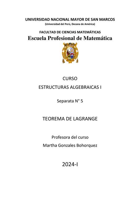 SEPARATA N 5 Teorema de Lagrange | Madelei | uDocz